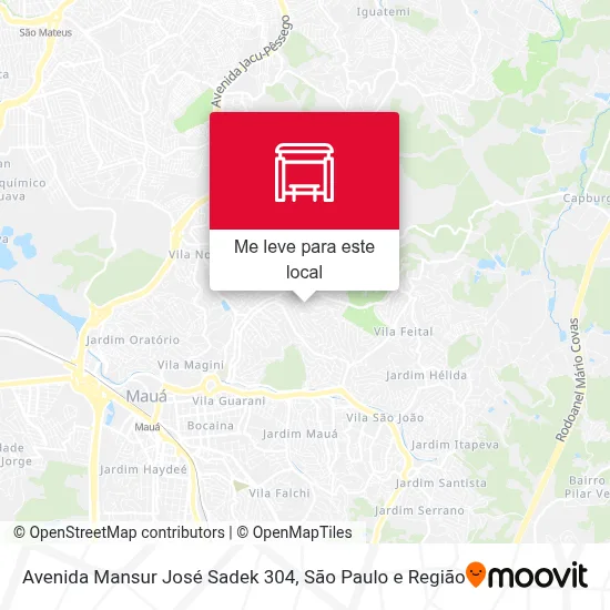 Avenida Mansur José Sadek 304 parada - Rotas, horários e tarifas