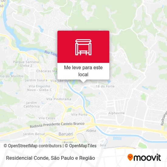 Residencial Conde - Rotas, horários e tarifas