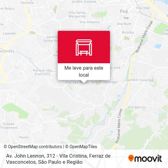 Av. John Lennon, 312 - Vila Cristina, Ferraz de Vasconcelos parada ...