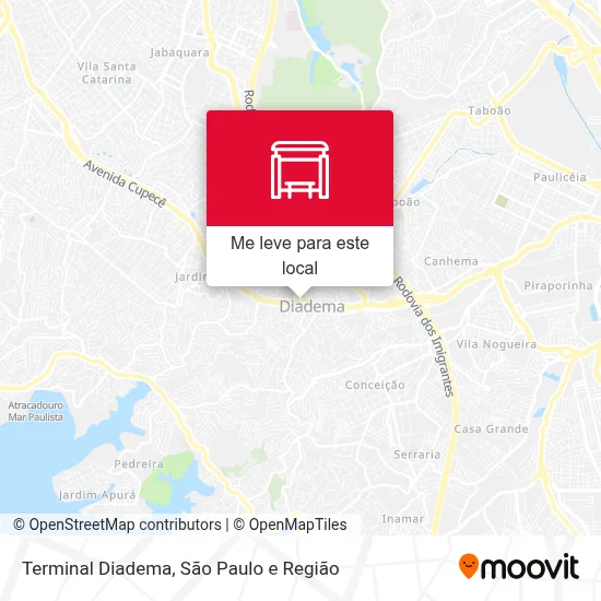 Terminal Diadema - Rotas, horários e tarifas