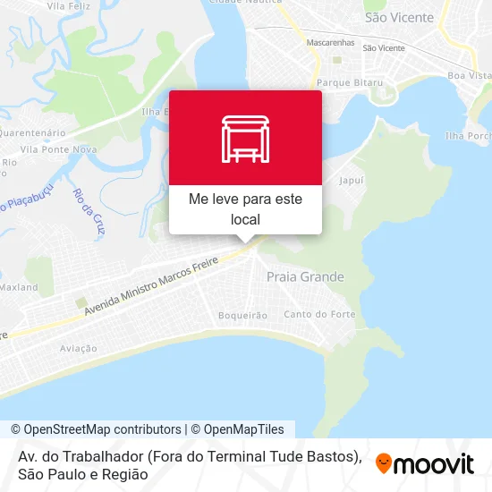 Av. do Trabalhador (Fora do Terminal Tude Bastos) - Rotas, horários e ...