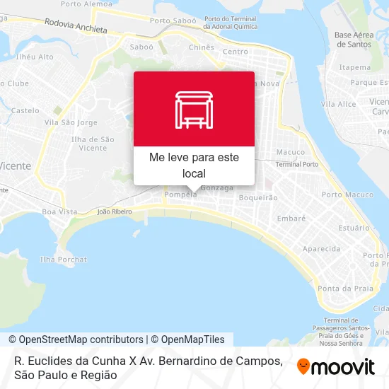 R. Euclides da Cunha X Av. Bernardino de Campos - Rotas, horários e tarifas