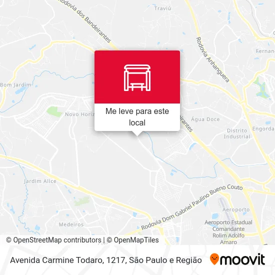 Avenida Carmine Todaro, 1217 - Rotas, horários e tarifas