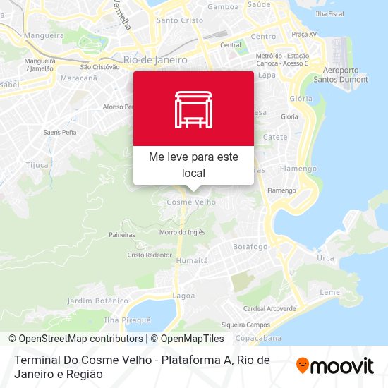 Terminal Do Cosme Velho - Plataforma A - Rotas, horários e tarifas