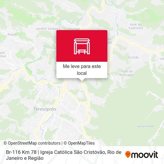 Br-116 Km 78 | Igreja Católica São Cristóvão parada - Rotas, horários e ...