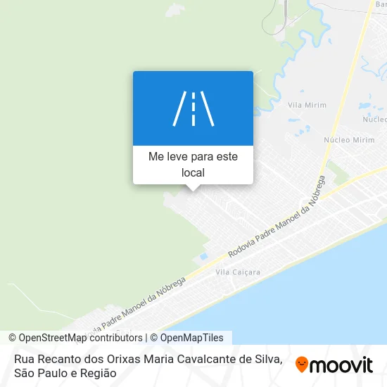 Como chegar em Rua Recanto dos Orixas Maria Cavalcante de Silva, São ...