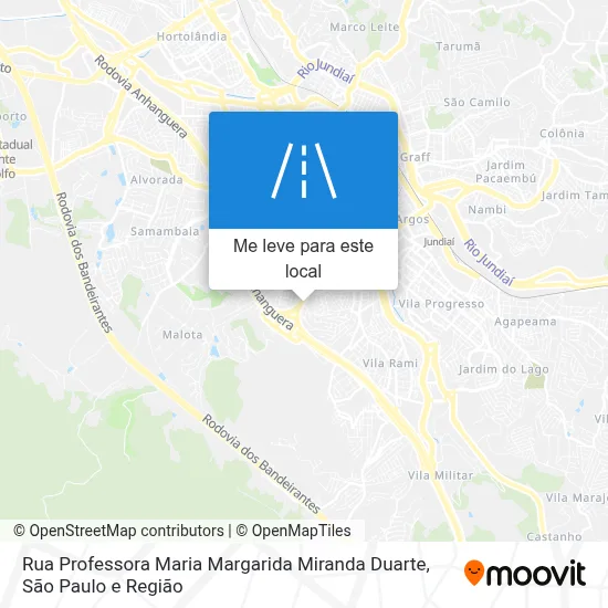 Como chegar em Rua Professora Maria Margarida Miranda Duarte, Jundiaí ...