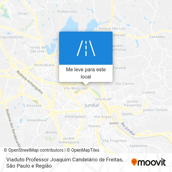 Como chegar em Viaduto Professor Joaquim Candelário de Freitas, Jundiaí ...