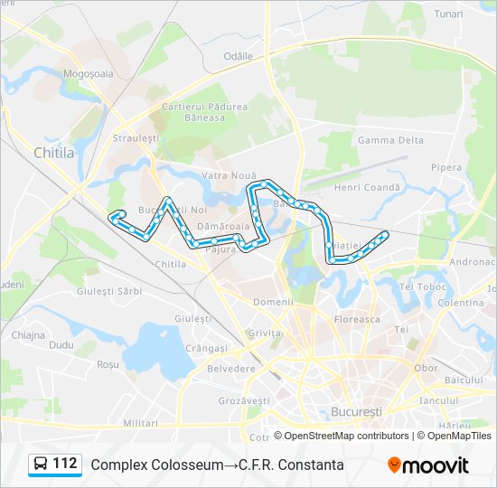 112 Route: Schedules, Stops & Maps - Complex Colosseum‎→C.F.R ...