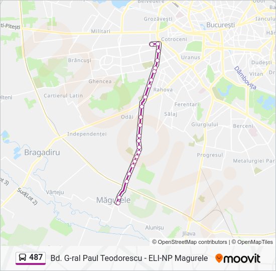 487 Route: Schedules, Stops & Maps - Bd. G-Ral Paul Teodorescu‎→ ...