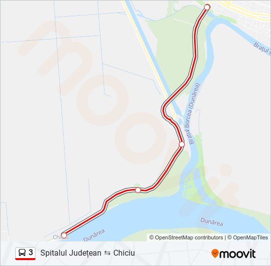 3 Route: Schedules, Stops & Maps - Chiciu‎→Spitalul Județean (Updated)