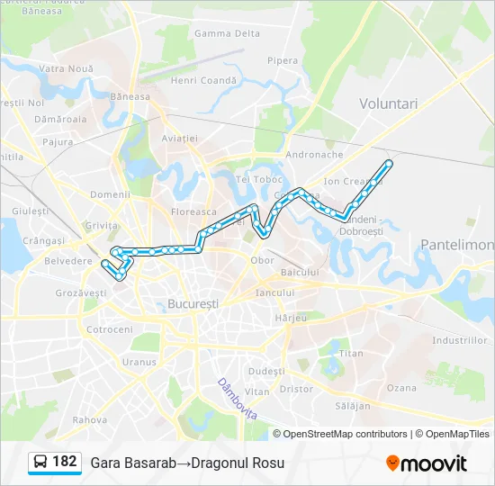 Traseu 182: Program, Stații & Hărți - Gara Basarab‎→Dragonul Rosu ...