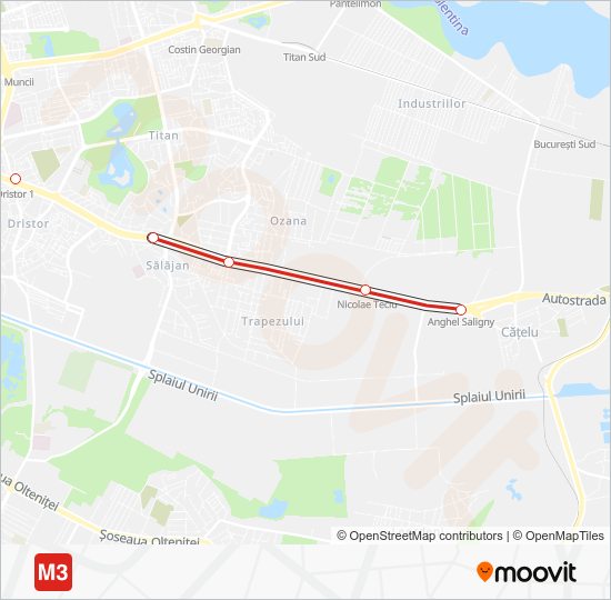 M3 Route: Schedules, Stops & Maps - Anghel Saligny (Updated)