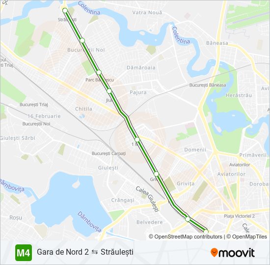 m4 Route: Schedules, Stops & Maps - Străulești (Updated)