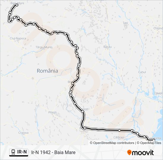 irn Route: Schedules, Stops & Maps - Ir-N 1942 - Baia Mare (Updated)