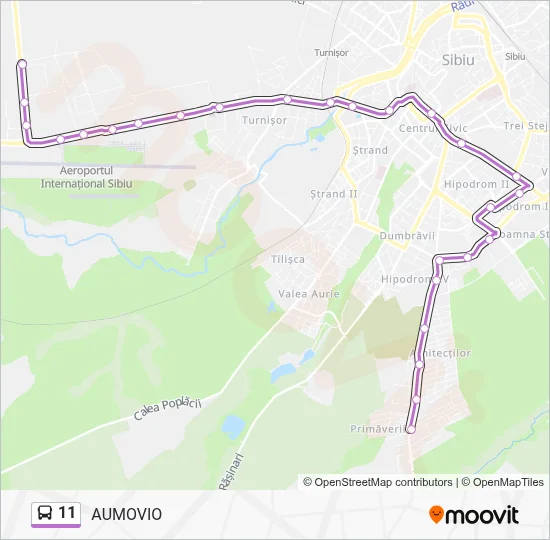 11 Route: Schedules, Stops & Maps - AUMOVIO (Updated)