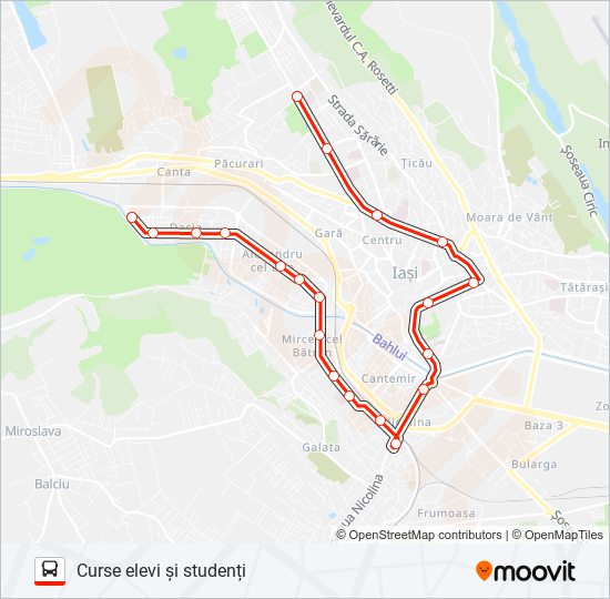 linii școlare Route: Schedules, Stops & Maps - ㉘ Dacia → Triumf (Updated)