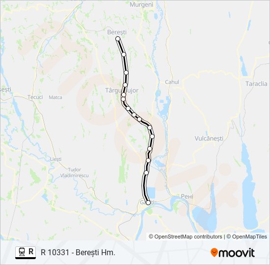 r Route: Schedules, Stops & Maps - R 10331 - Bereşti Hm. (Updated)