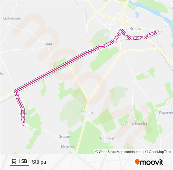 15b Route: Schedules, Stops & Maps - Stâlpu (Updated)