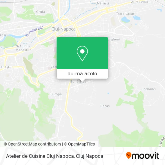 Cum să ajungi la Atelier de Cuisine Cluj Napoca folosind autobuz, tren ...