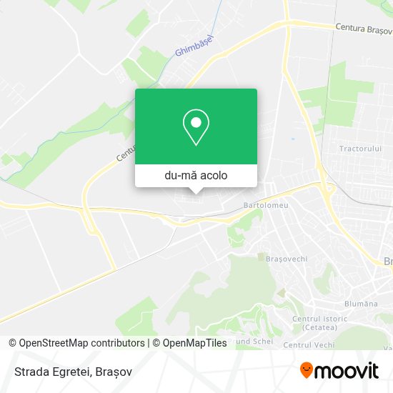 Cum să ajungeți la Strada Egretei în Braşov cu autobuz sau tren?