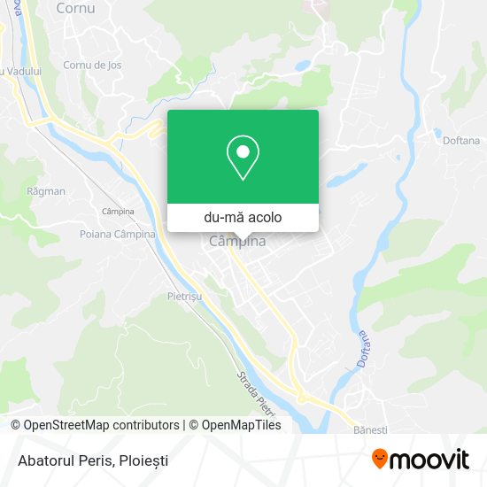 Cum să ajungeți la Abatorul Peris în Prahova cu tren sau autobuz?