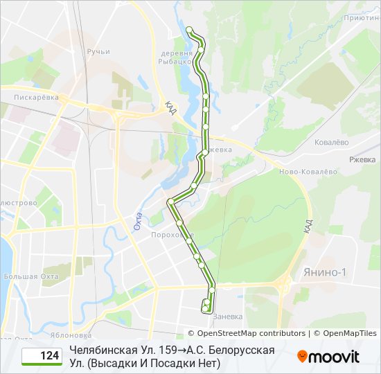 124 Route Schedules Stops Maps 159 124 Route Schedules Stops Maps 159