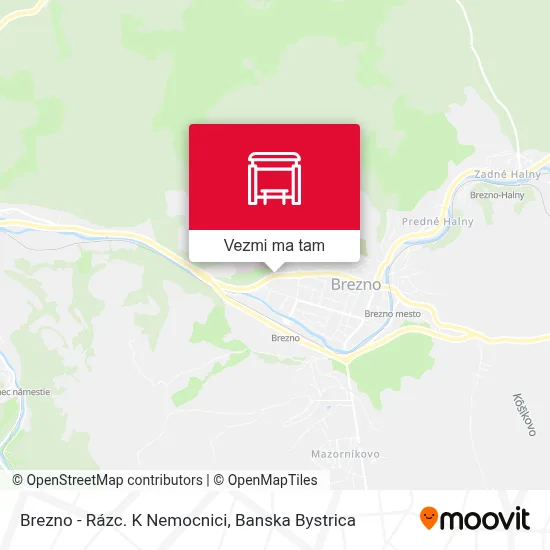 Brezno - Rázc. K Nemocnici – trasy, cestovné poriadky a ceny