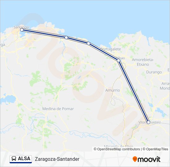 ALSA Route: Schedules, Stops & Maps - Vitoria-Gasteiz‎→Santander E.A ...