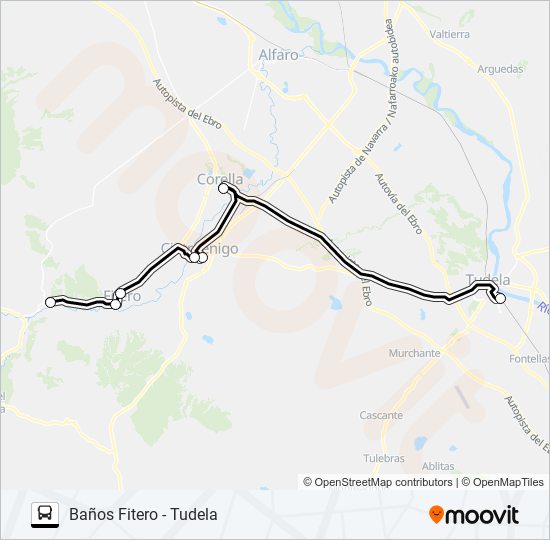 baños fitero tudela Route: Schedules, Stops & Maps - Tudela-Bañosfitero ...