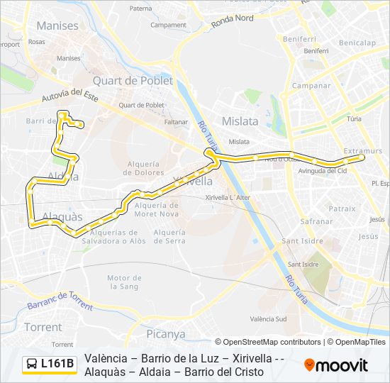 l161b Route: Schedules, Stops & Maps - C/ Solidaridad, 3 - La Cautiva ...
