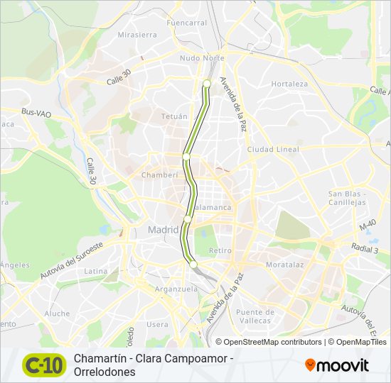 Línea C10: horarios, paradas y mapas - Madrid - Atocha Cercanías ...