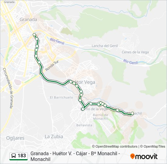 Línea 183: horarios, paradas y mapas - Plaza Miraflores‎→Paseo De Los ...