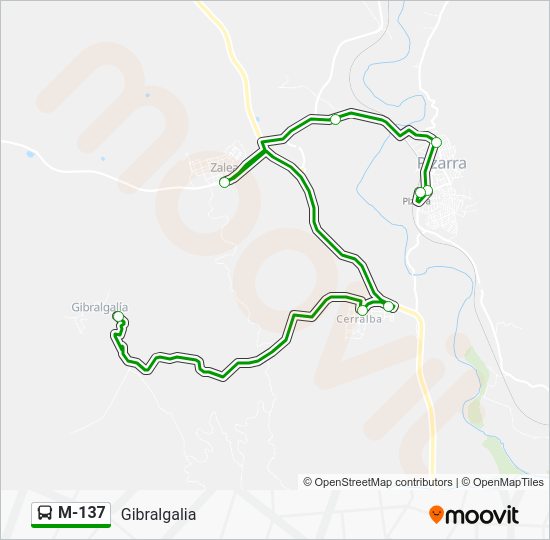m137 Route: Schedules, Stops & Maps - Gibralgalia (Updated)