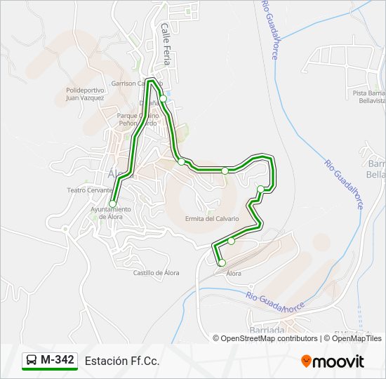 Línea M342: horarios, paradas y mapas - Estación Ff.Cc. (Actualizado)