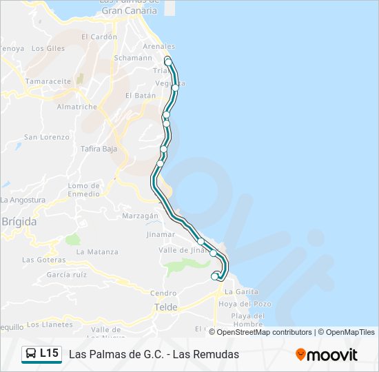 l15 Route: Schedules, Stops & Maps - G - La Garita (Updated)
