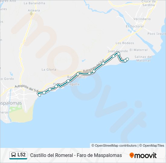 l52 Route: Schedules, Stops & Maps - G - Parque Tropical (Updated)