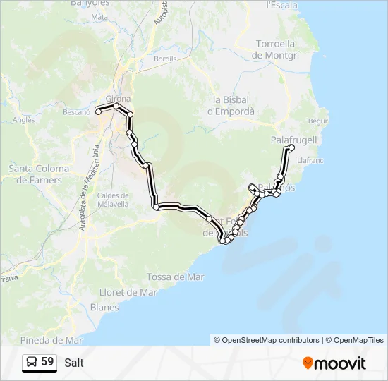 59 Route: Schedules, Stops & Maps - Salt (Updated)