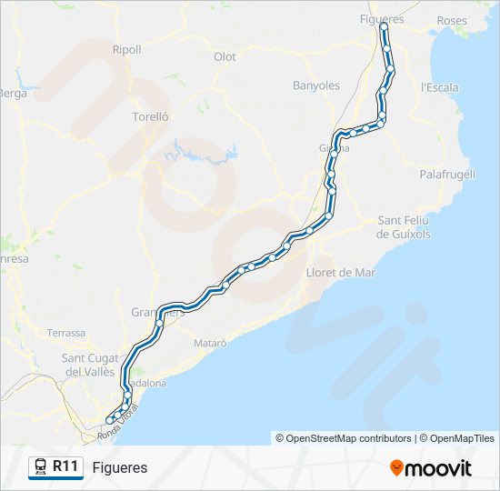 R11 Route: Schedules, Stops & Maps - Figueres (Updated)