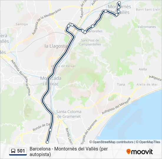 501 Route: Schedules, Stops & Maps - Llibertat - Federico Garcia Lorca ...
