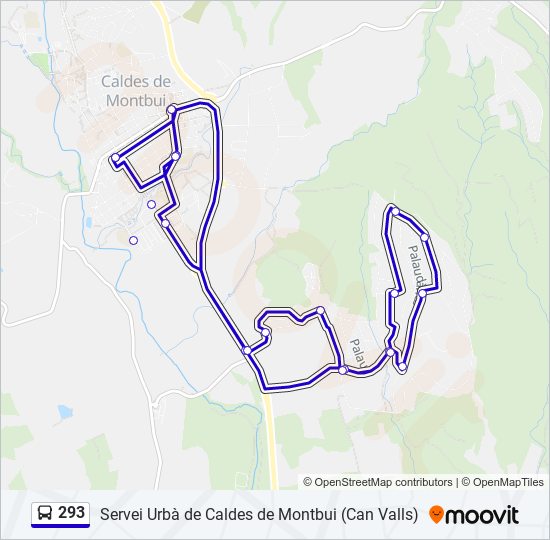 Línea 293: horarios, paradas y mapas - Estació D'Autobusos De Caldes De ...