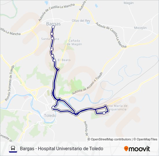 VCM038L2 Route: Schedules, Stops & Maps - Toledo (Hospital ...