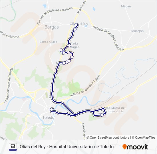 vac023l2 Route: Schedules, Stops & Maps - Olías del Rey (Updated)