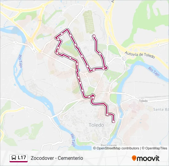 L17 Route: Schedules, Stops & Maps - Cementerio (Updated)