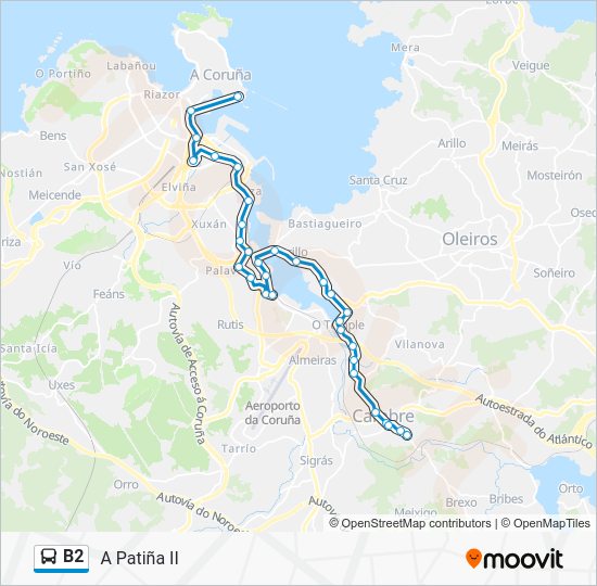 b2 Route: Schedules, Stops & Maps - A Patiña II (Updated)