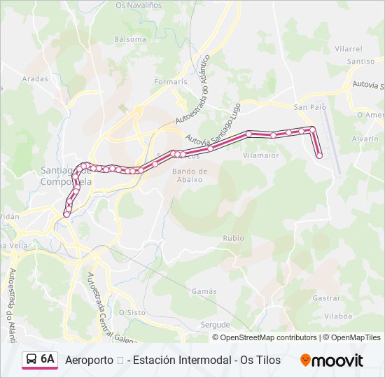 6a Route: Schedules, Stops & Maps - Aeroporto ️ (con paradas) (Updated)