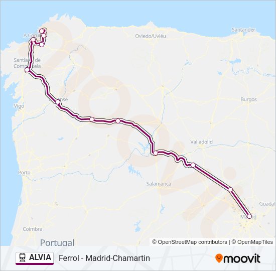 alvia Route: Schedules, Stops & Maps - Madrid-Chamartin (Updated)