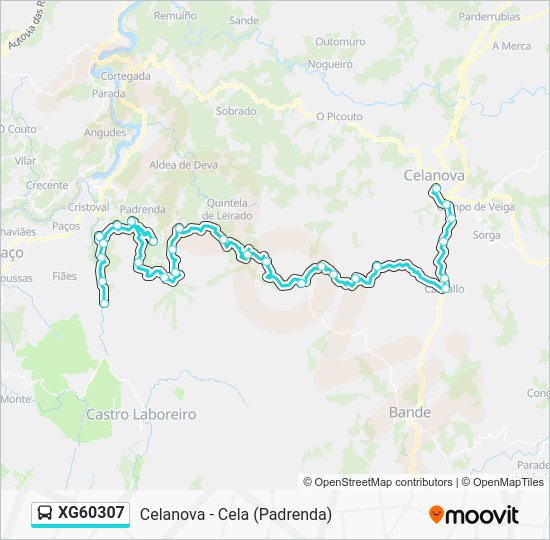 xg60307 Route: Schedules, Stops & Maps - Celanova (Updated)