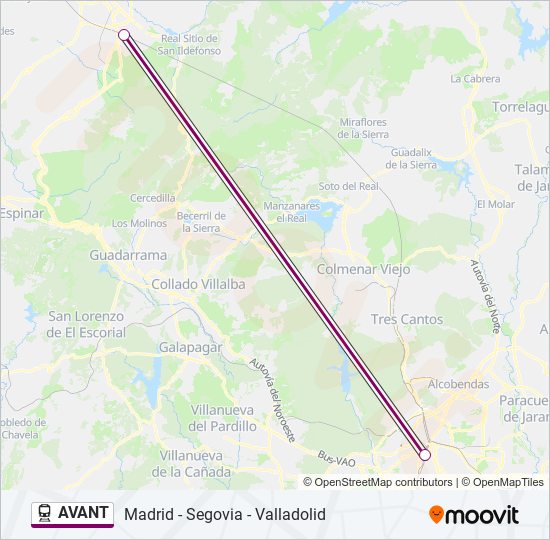 avant Route: Schedules, Stops & Maps - Madrid - Chamartín - Clara ...