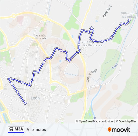 m3a Route: Schedules, Stops & Maps - Villamoros (Updated)